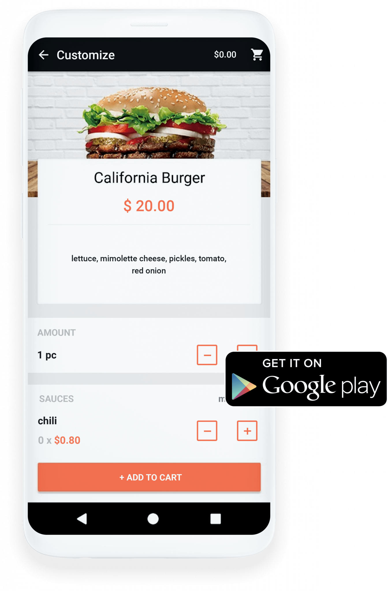 Restaurant Ordering App for Android - Be Closer to Your Customers! | UpMenu