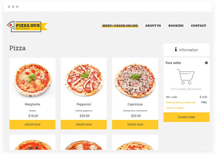 Online pizza ordering system - keep up with the competition! Online pizza ordering system - keep up with the competition!