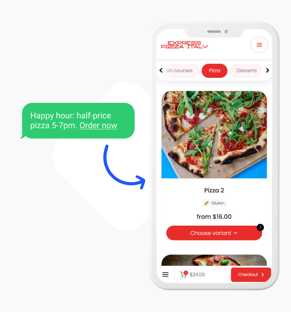 Restaurant SMS Marketing (Text Message Marketing) | UpMenu