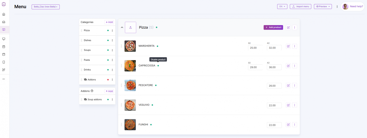 Menu Categories: How To Optimize & Personalize Them | UpMenu