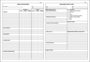 Restaurant Manager Log Book: Examples & Free Template | UpMenu