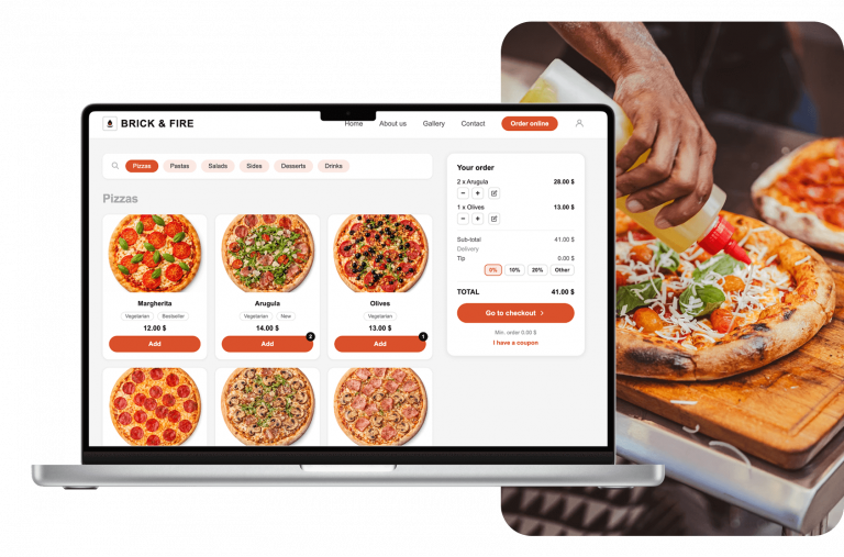 Pizza Ordering System | UpMenu